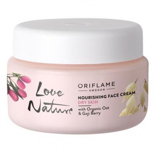Oriflame Love Nature Nourishing Face Cream With Organic Oat And Goji