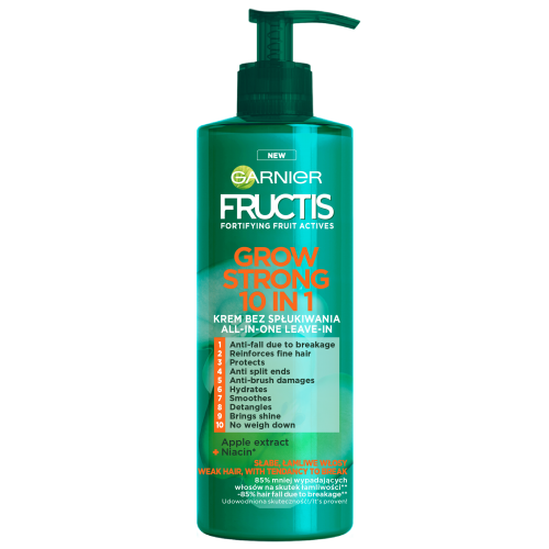 Garnier, Fructis, Grow Strong, 10in1 (Krem bez spłukiwania 10w1) - cena ... Garnier, Fructis, Grow Strong, 10in1 (Krem bez spłukiwania 10w1) - cena ...