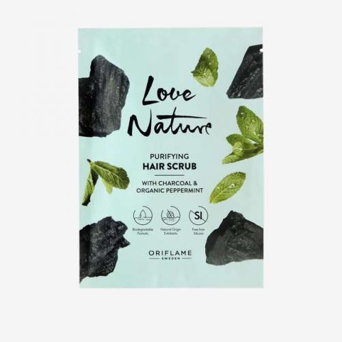 Oriflame Love Nature Purifying Hair Scrub Oczyszczający Scrub Do