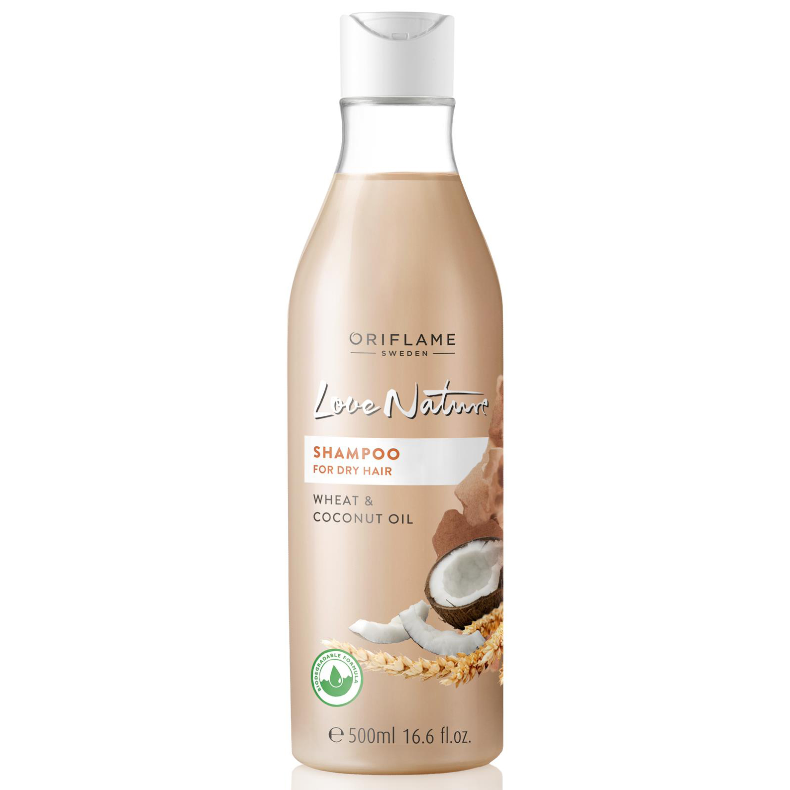 Oriflame Love Nature Shampoo With Wheat And Coconut Oil For Dry Hair