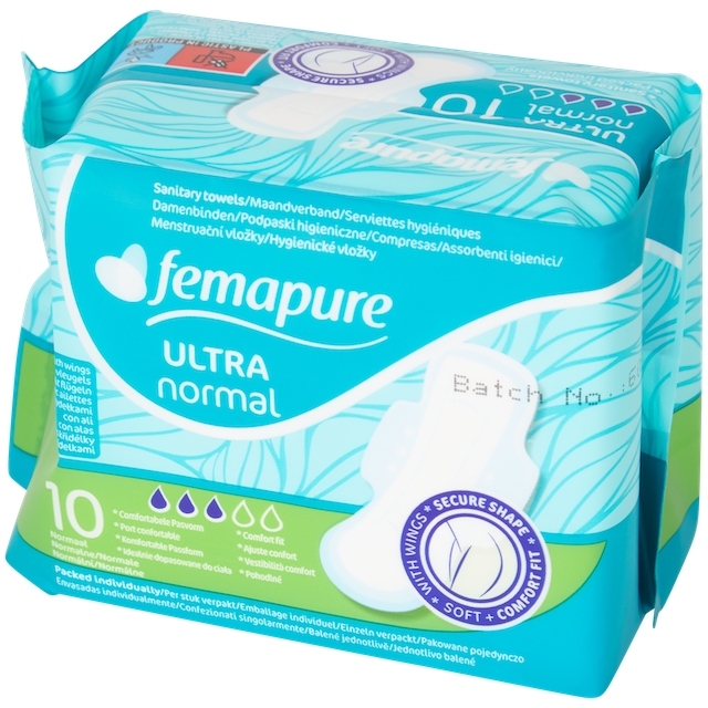 Action, Femapure, Ultra Normal Sanitary Towels (Podpaski higieniczne ... Action, Femapure, Ultra Normal Sanitary Towels (Podpaski higieniczne ...