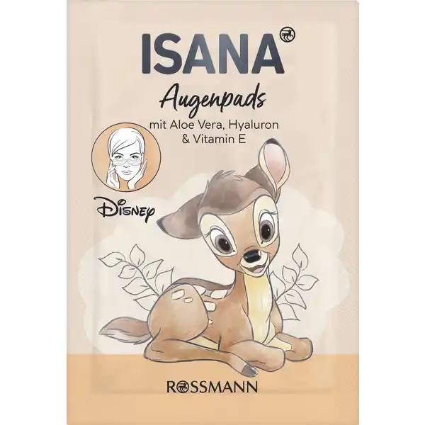 Isana, Disney Classics, Bambi Eye Pads (Bambi, Hydrożelowe płatki pod ... Isana, Disney Classics, Bambi Eye Pads (Bambi, Hydrożelowe płatki pod ...