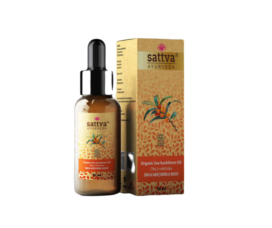 Sattva Ayurveda Organic Sea Buckthorn Oil Organiczny Olejek